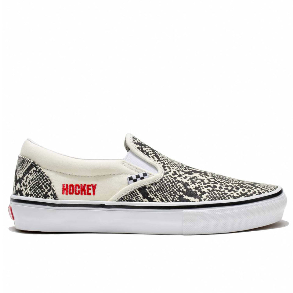 Vans Skate Slip-On Hockey Skateboards Snake Skin Shoes | KCDC – KCDC ...